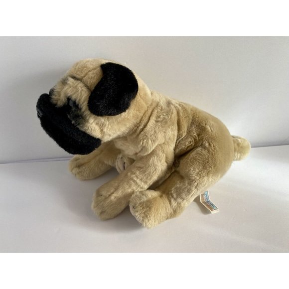 Toys | Toys R Us Animal Alley Tan Black Pug Dog Stuffed Animal 12 Plush ...